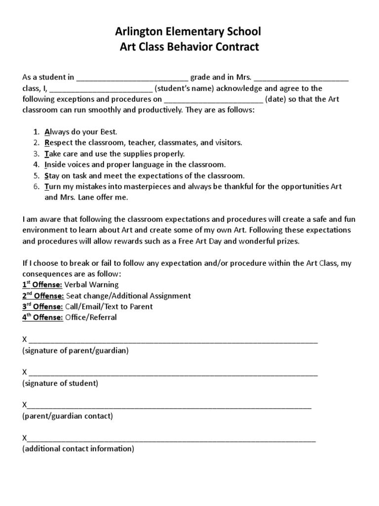 Art Contract | PDF