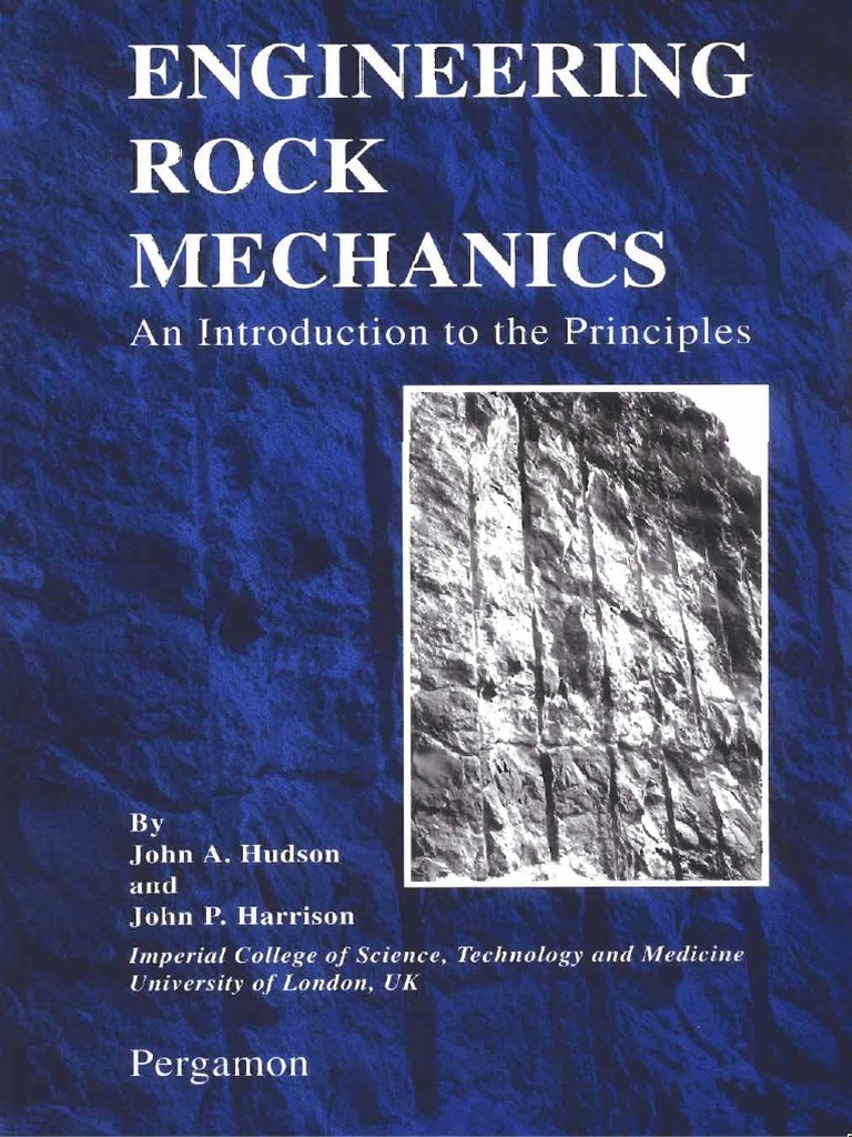 Engineering Rock Mechanics An Introduction To The Principles | PDF ...