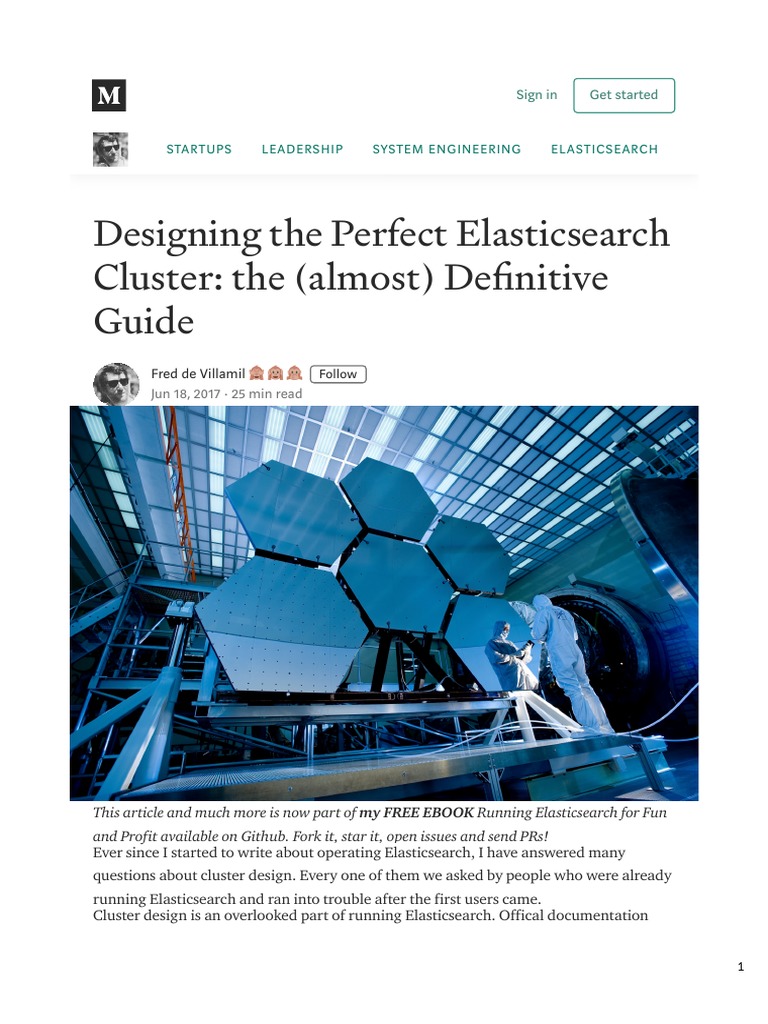 Elasticsearch - Artigo | PDF | File System | Cache (Computing)