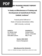 HR Internship Report 1 | PDF | Recruitment | Human Resource Management