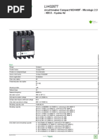 Product Datasheet: Circuit Breaker Compact NSX400N - Micrologic 2.3 ...