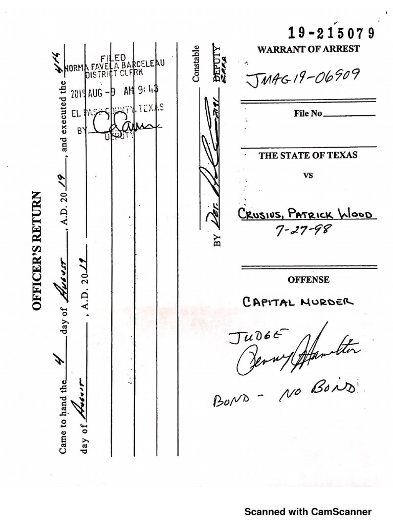 Arrest Warrant | PDF | Criminal Law | Violence
