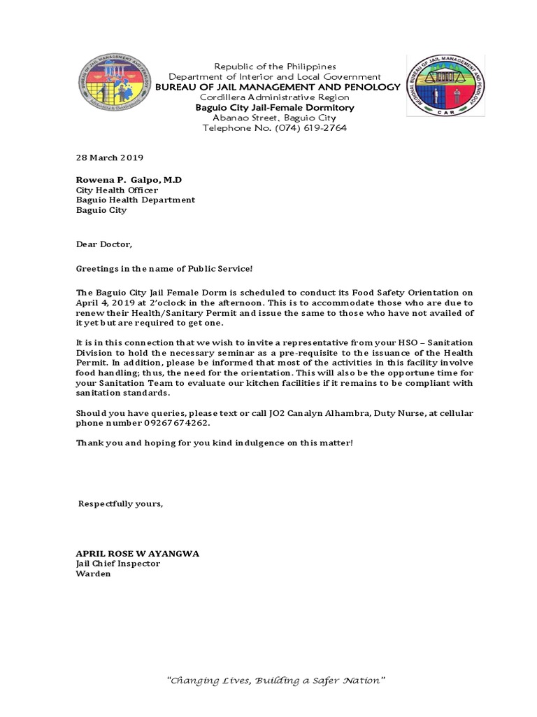 Request Letters BHD | PDF | Tuberculosis | Chronic Obstructive ...