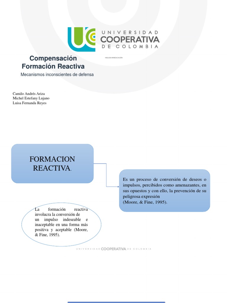 Psicoanalisis Formacion Reactiva | PDF | Psiquiatría | Psicología clínica