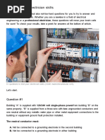 Electrical Exam Aptitude Question | PDF | Fuse (Electrical) | Electricity