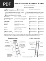 Checklist Pre Uso Escaleras | PDF