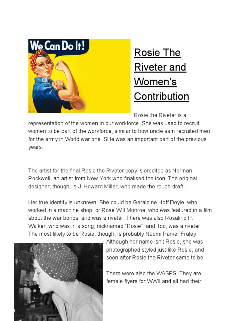 Rosie The Riveter | PDF