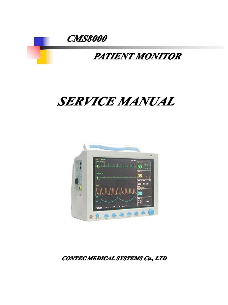 cms8000 Service Manual | PDF