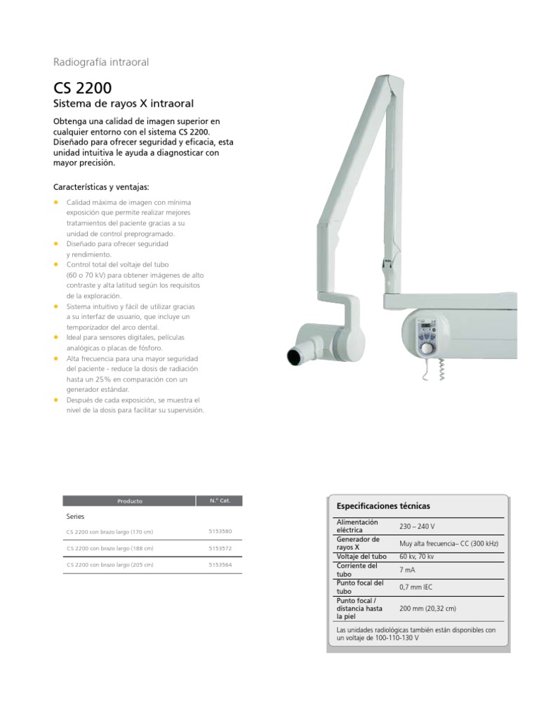 CS2200 | PDF | Rayo X | Ingenieria Eléctrica