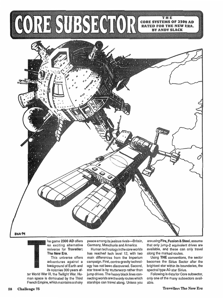 Core Subsector 2300 Ad | PDF | Stellar Astronomy | Astronomy