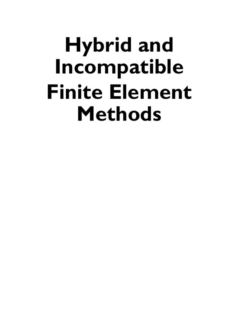 Table of Contents | PDF | Numerical Analysis | Finite Element Method