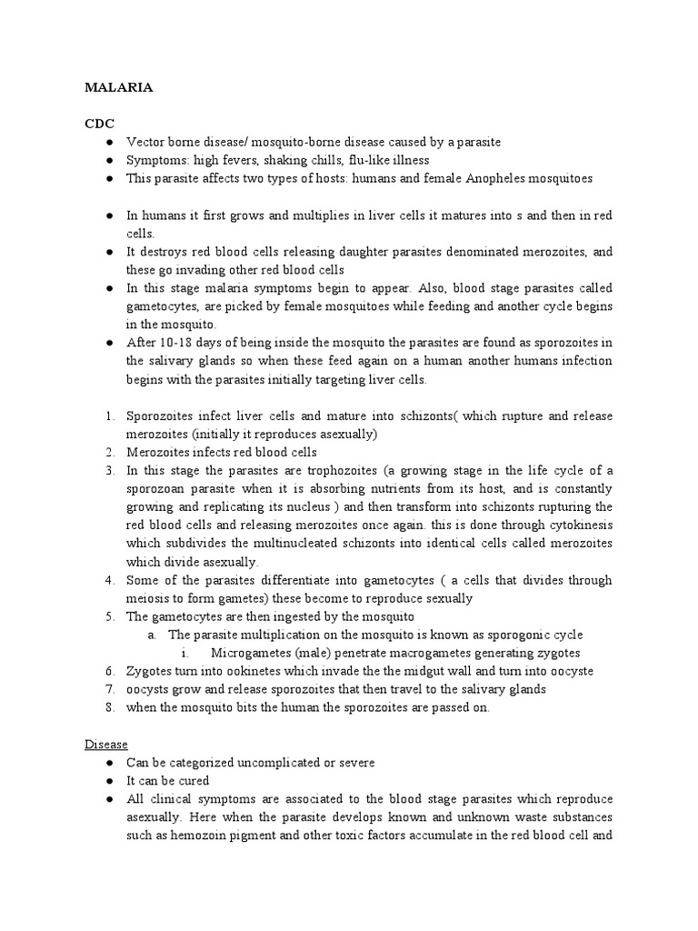 Malaria | PDF | Malaria | Retrovirus