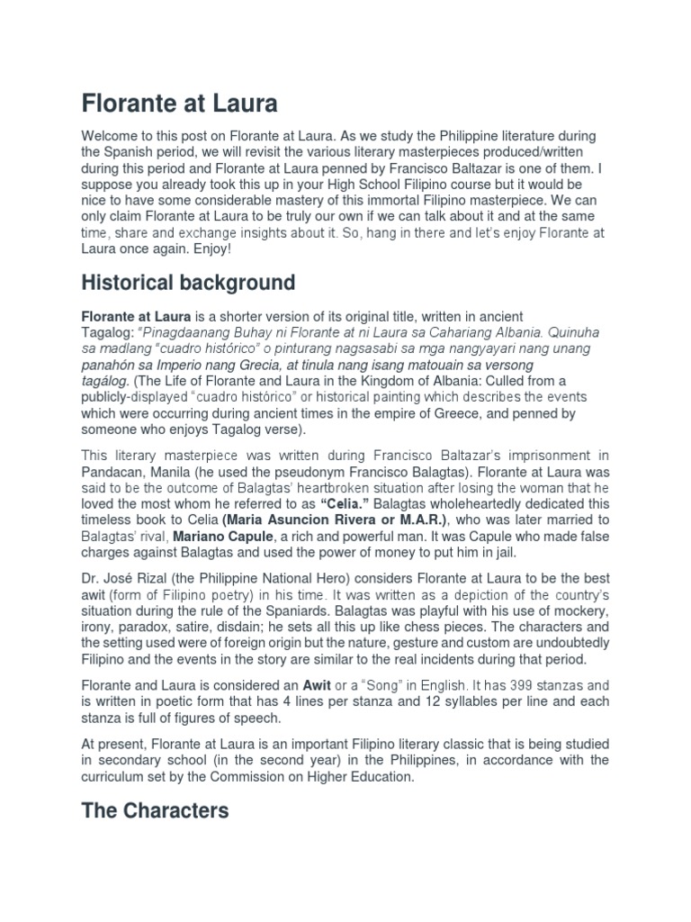 Florante at Laura | PDF