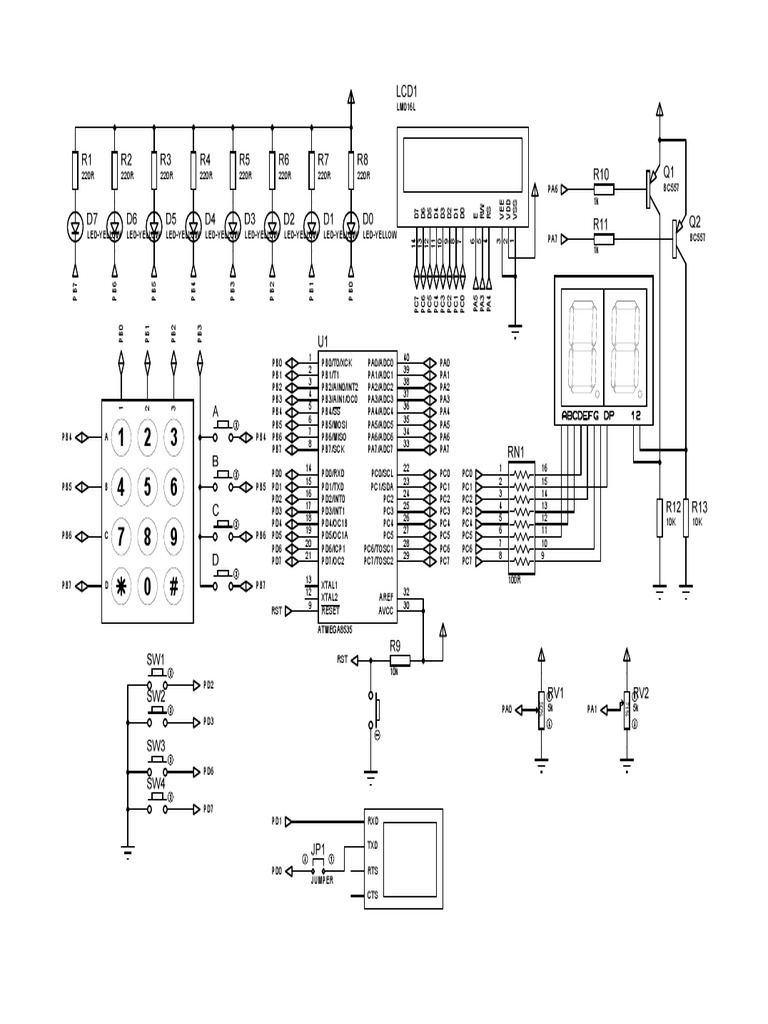Skema Modul Hardware Praktikum Avr Uc1