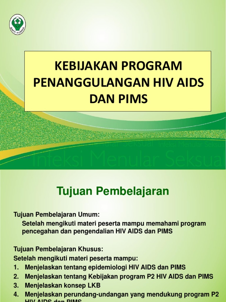 MODUL 1 Program Pencegahan Dan Pengendalian HIV AIDS Dan PIMS | PDF