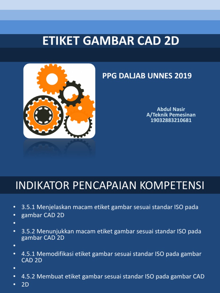 Media Etiket Gambar Cad 2d | PDF
