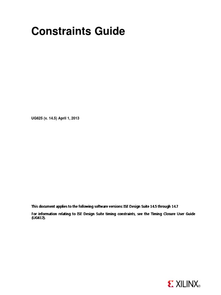 Constraints | PDF | Hardware Description Language | Vhdl
