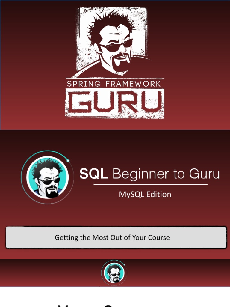 SQL Beginner To Guru: Mysql Edition | PDF | Career & Growth