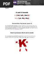 CH and J Sounds: Pronunciation Guide | PDF | Phonology | Linguistics