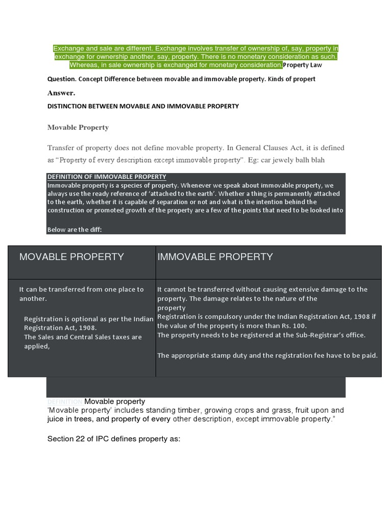 Question and Answers | PDF | Lease | Leasehold Estate