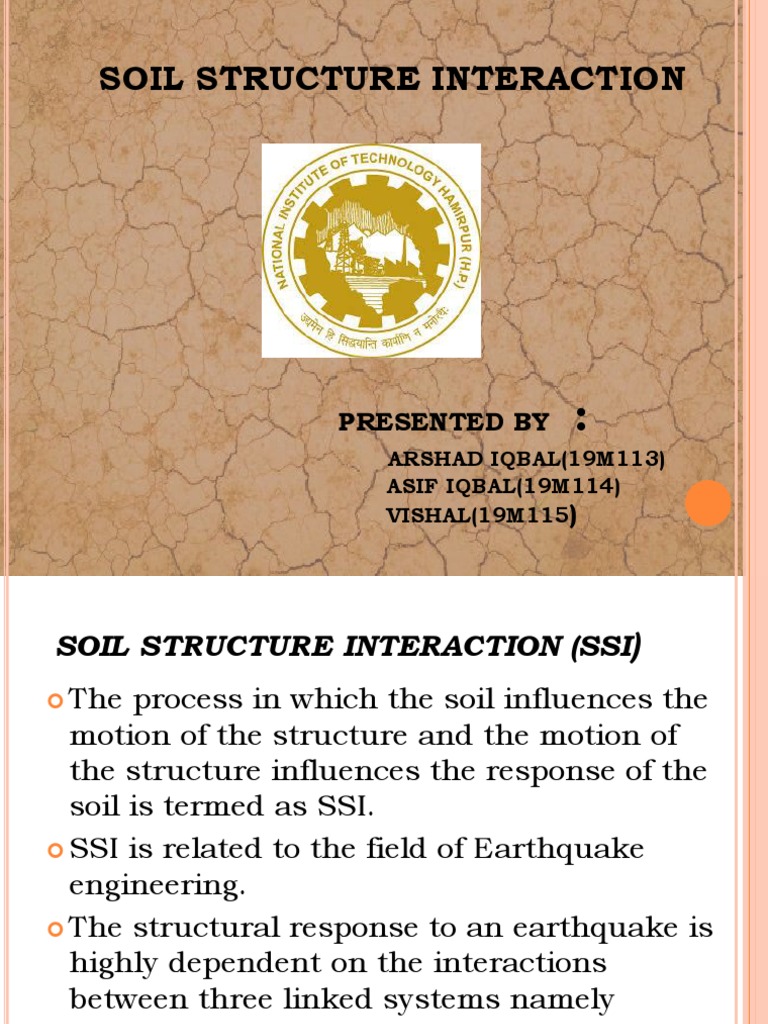Soil Structure Interaction Analysis | PDF | Mechanics | Applied And ...