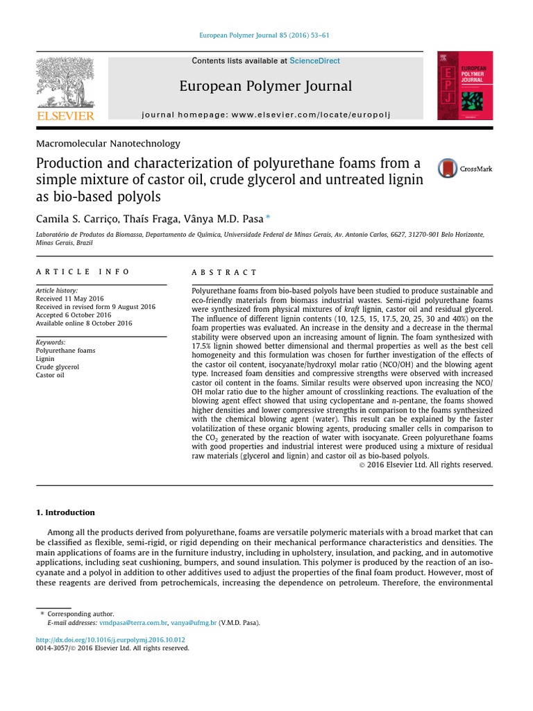 European Polymer Journal: Macromolecular Nanotechnology | PDF ...