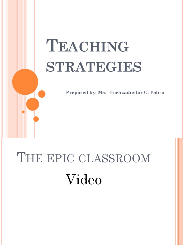 Teaching Strategies | PDF | Service Learning | Learning