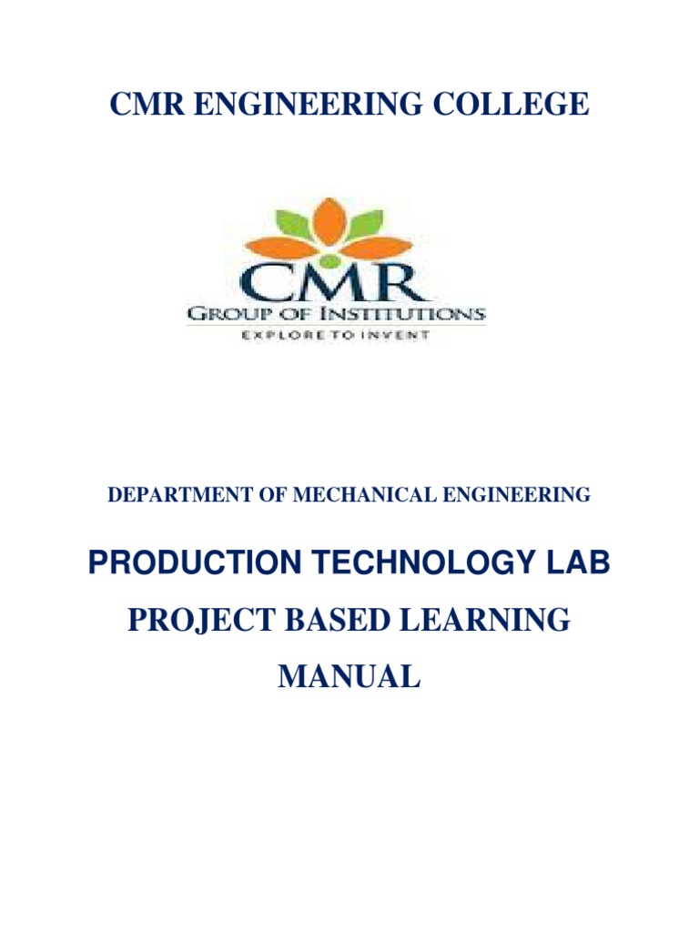 CMR Engineering College: Department of Mechanical Engineering | PDF ...