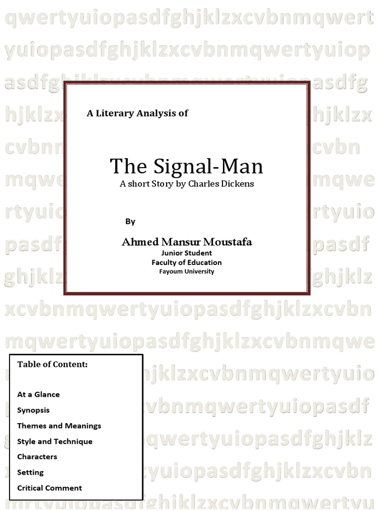 The Signal-Man Short Story by Charles Di | PDF