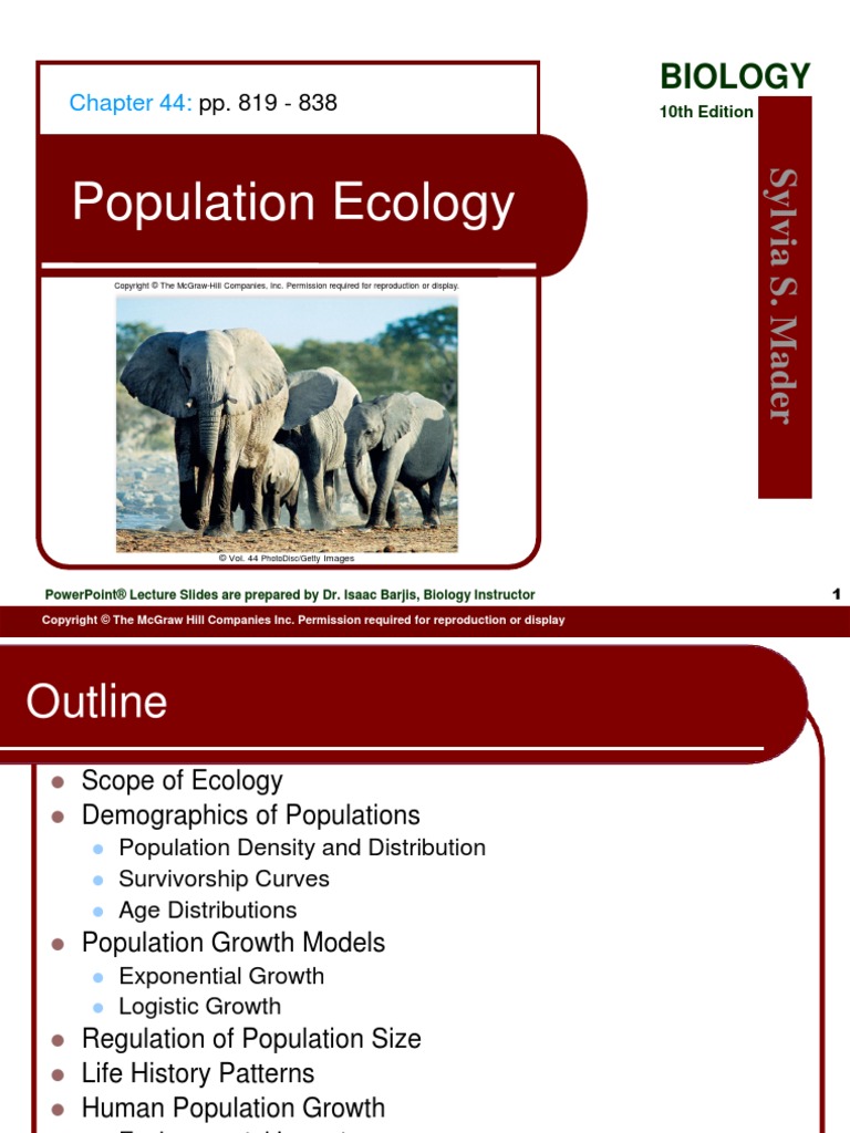 44 Lecture Animation | PDF | Ecology | Population Growth