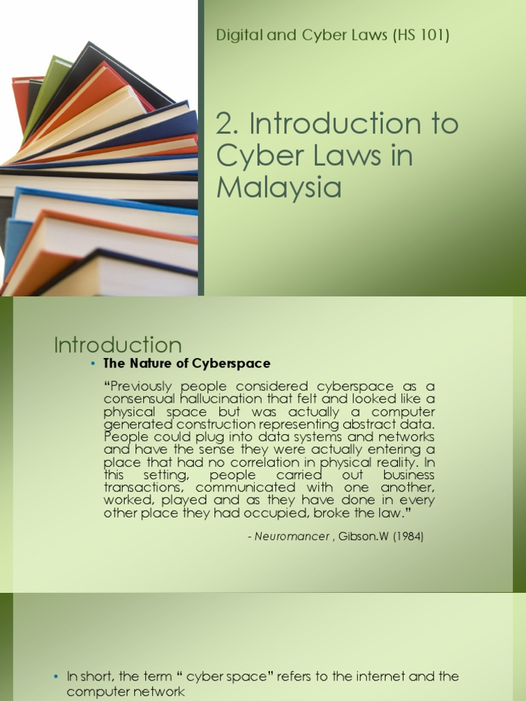 Overview of Cyber Laws in Malaysia | PDF | Cyberspace | Defamation