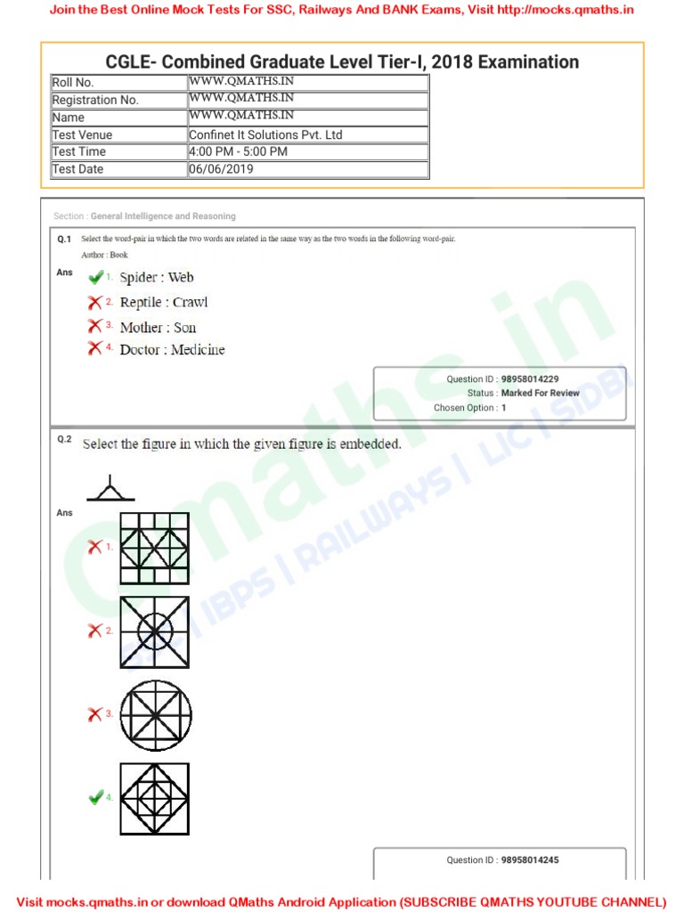 6 3E (WWW Qmaths In) | PDF | You Tube | Test (Assessment)