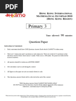 Phimo Mock 2020 Primary 1 | PDF