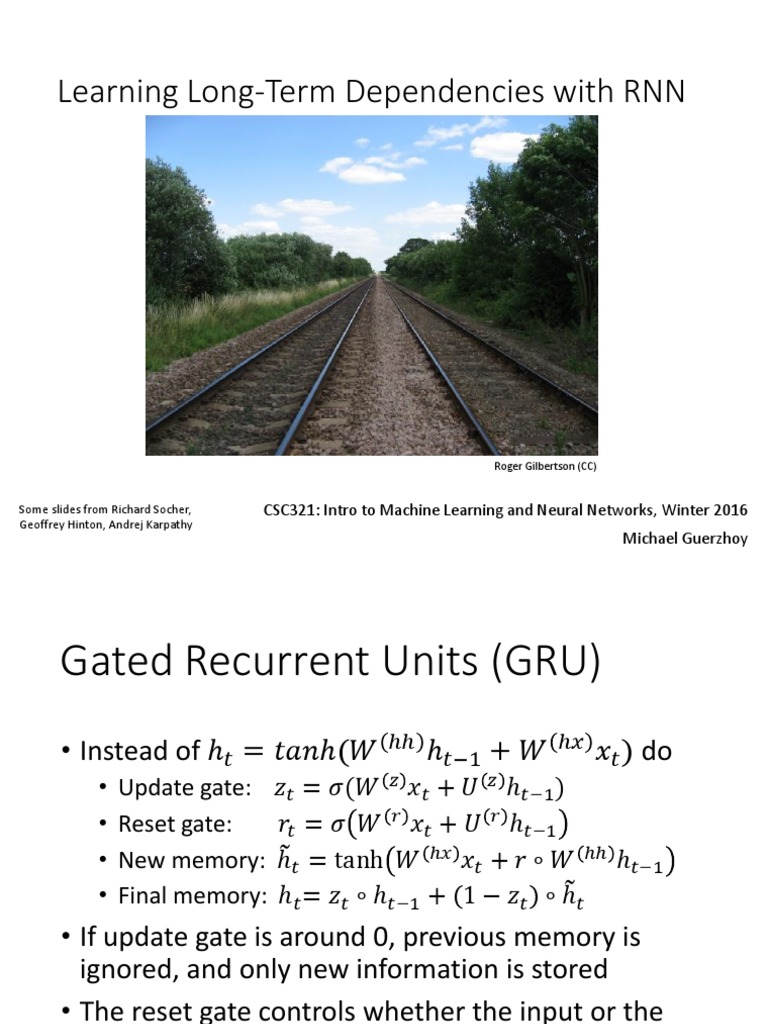 Learning Long-Term Dependencies with GRU | PDF | Computer Science | Nervous System