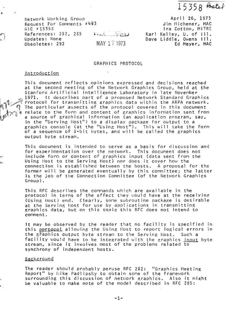 Network Standard Graphics Protocol | PDF | Parameter (Computer ...