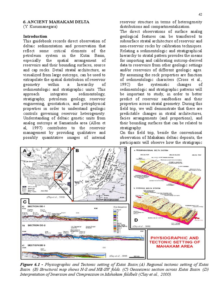 Ancient Mahakam Delta | PDF | Stratigraphy | Sedimentary Rock