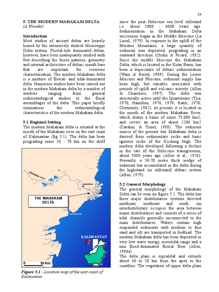 (A.Wiweko) : 5. The Modern Mahakam Delta | PDF | River Delta ...