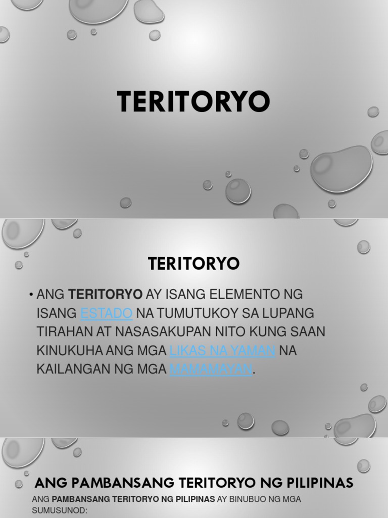 Teritoryo | PDF