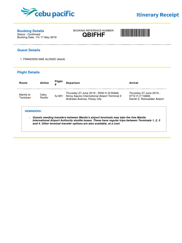 Ticket Sample | PDF | Aviation | Service Industries