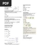 Vectors Cheat Sheet | PDF | Teaching Methods & Materials
