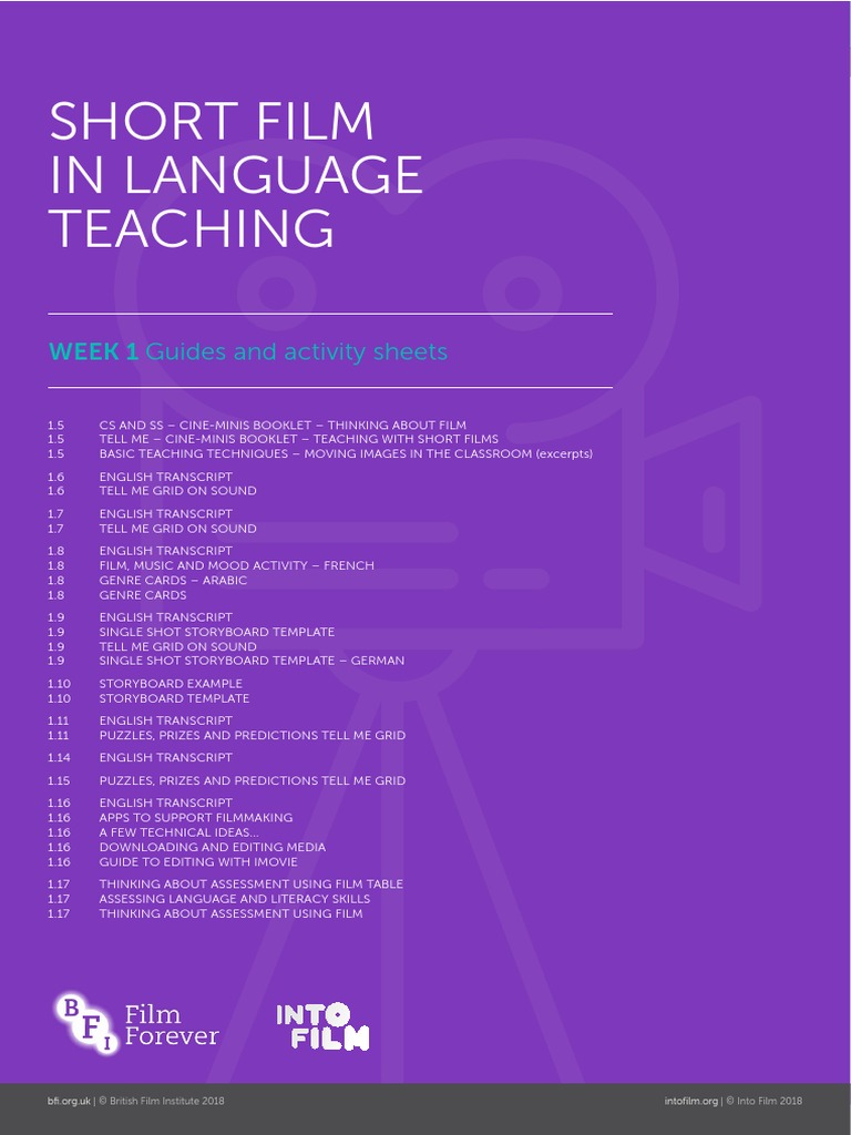 Short Film in Language Teaching | PDF | Narrative | Silence