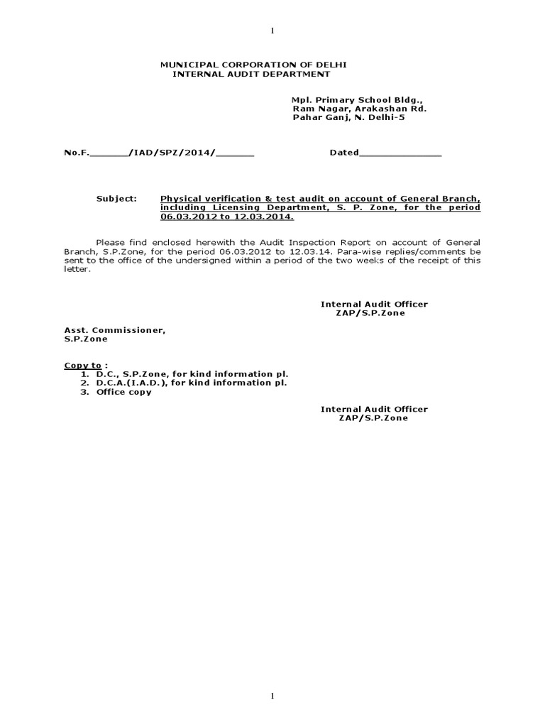 Audit Report of General Branch. | PDF | Expense | Cheque