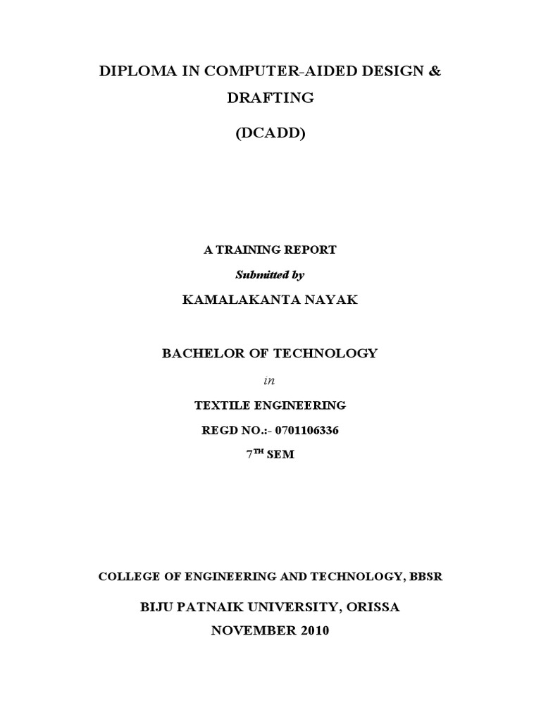 Project On Auto Cad 2010 | PDF | Auto Cad | Computer Aided Design