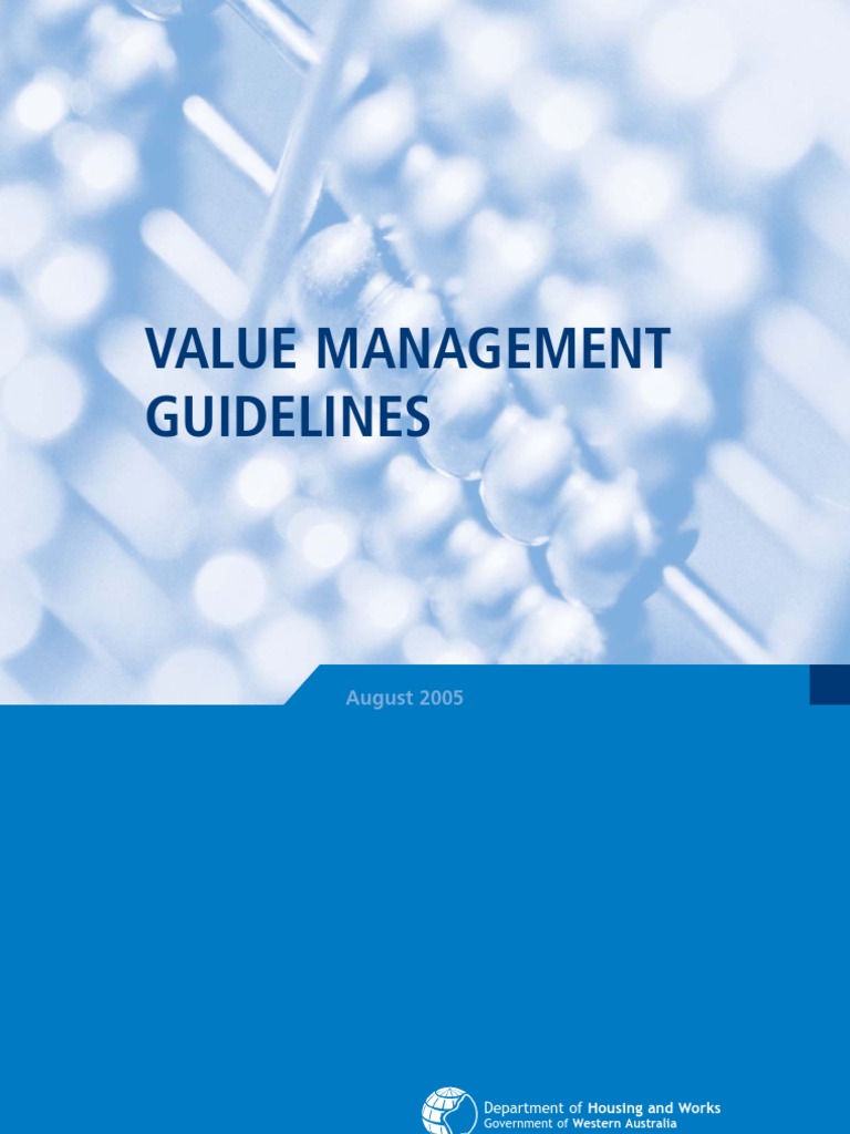 Value Management Guidelines | PDF | Design | Analysis
