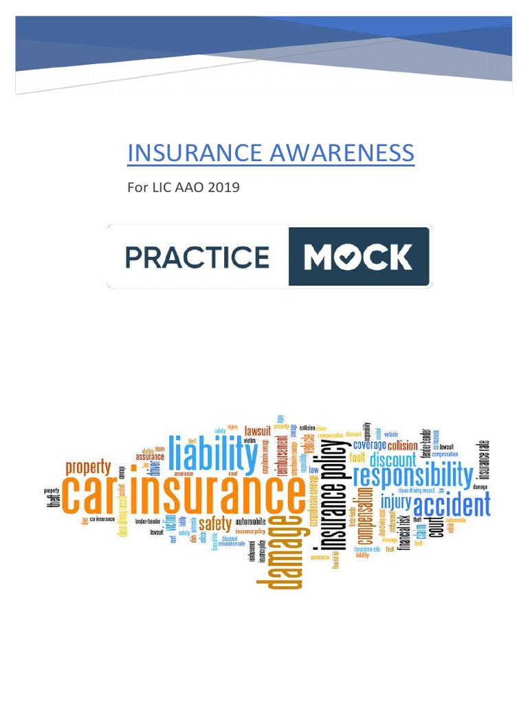 Updated Insurance Awareness PDF | PDF | Insurance | Vehicle Insurance