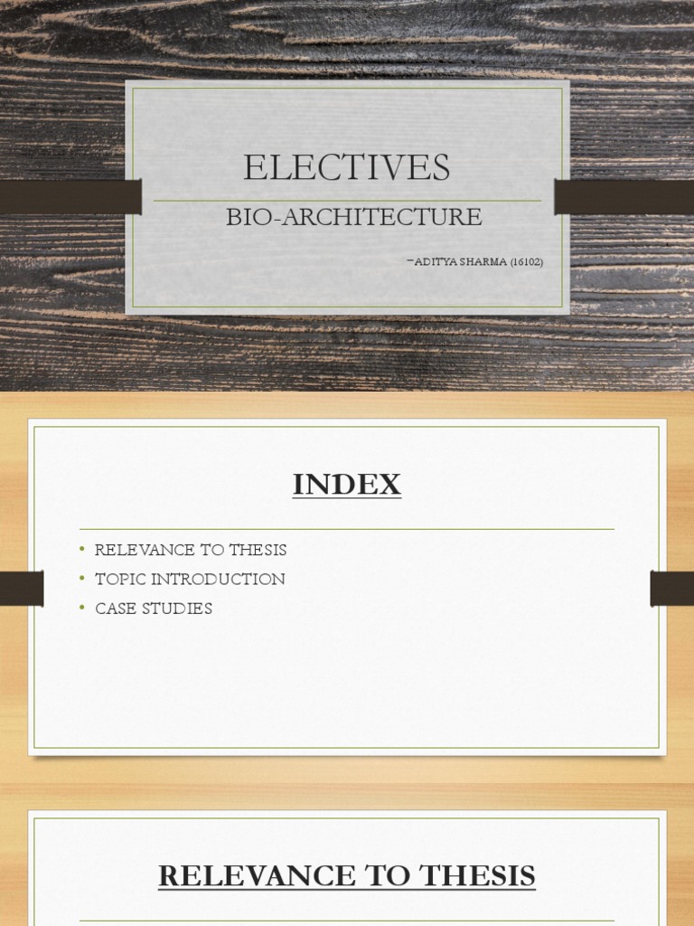 Bio Architecture | Download Free PDF | Nature | Science