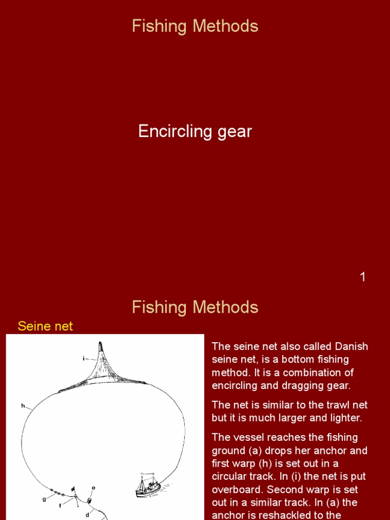 Fishing Methods: Encircling Gear | Download Free PDF | Water Transport ...