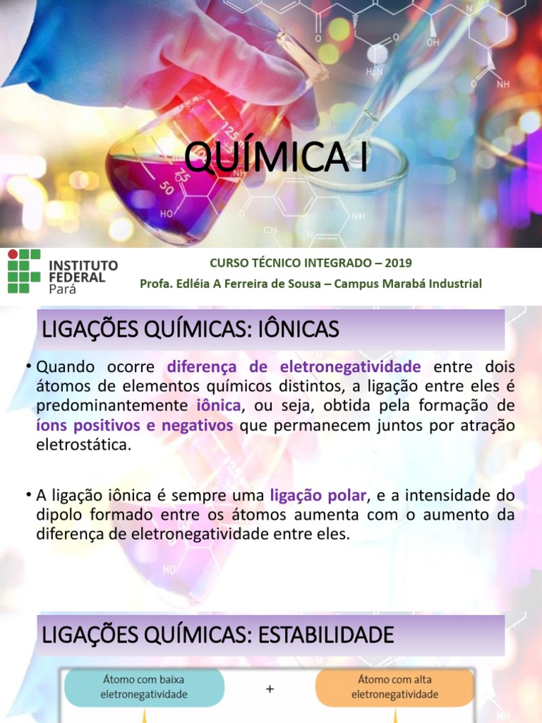 5 Ligações Químicas - Iônicas e Metálicas | PDF | Ligação iônica ...