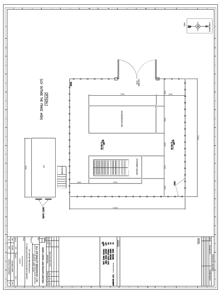 Decompression Skid Layout - Option 1 | PDF