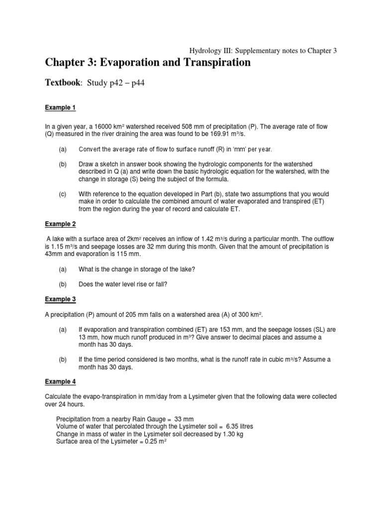 S3 | PDF | Drainage Basin | Hydrology